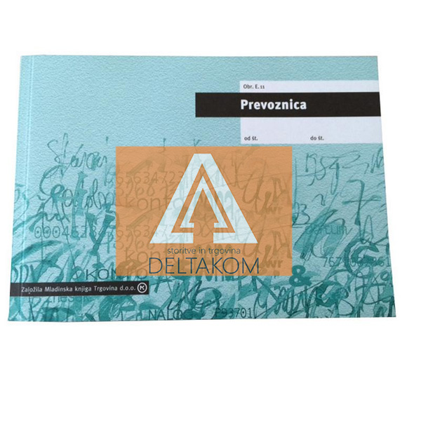 OBRAZEC E.11 PREVOZNICA A5 KOPIRNA - DELTAKOM